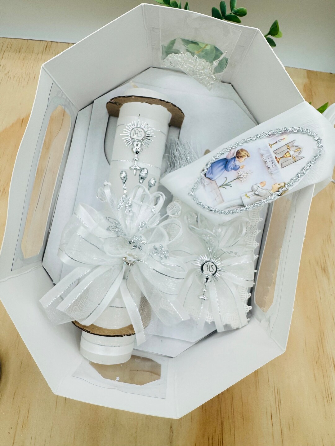 4pcs First Communion Candle Set Boy/girl Velas De Communion De Niña ...