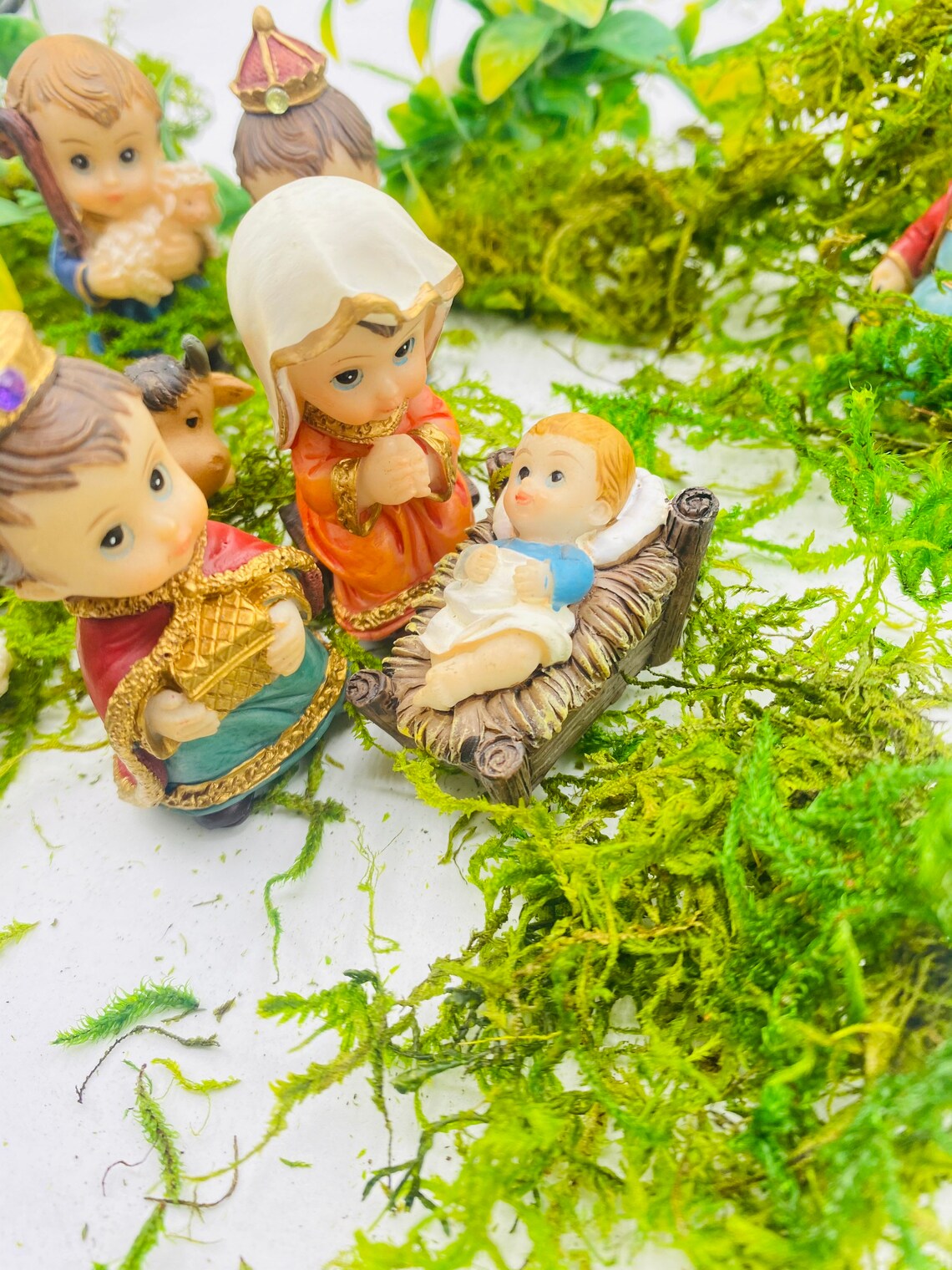 11pcs Christmas Nativity Scene Set Figures Resin Figurines - Etsy