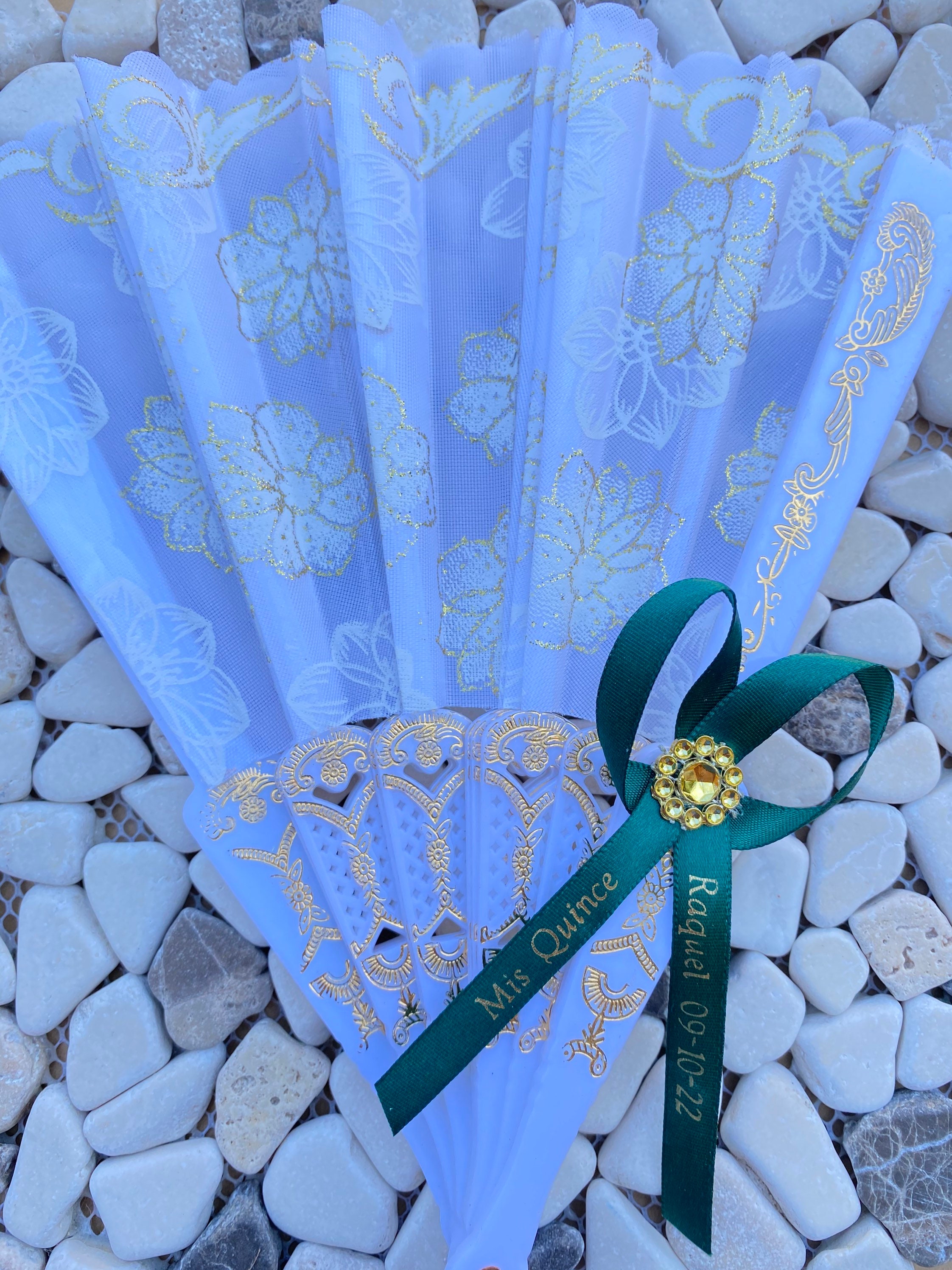 12pcs Hand Fans Quinceanera Favors Personalized Ribbons - Etsy