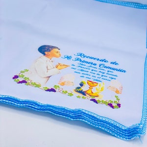 First Holy Communion Favors 12pcs Napkins Recuerdos Para Primera Boy ...