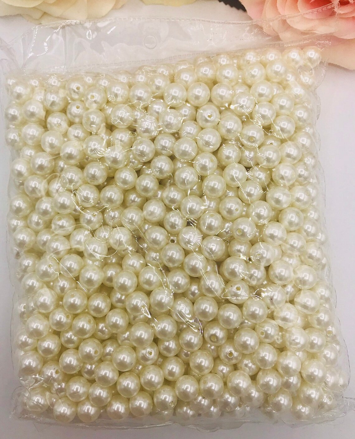 1lb Elegant Ivory Pearls Loose Beads Vase Filler Wedding | Etsy