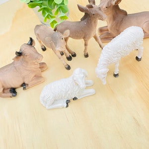 Christmas Nativity Scene Animals Figurines Nativity Scene Set/11 ...