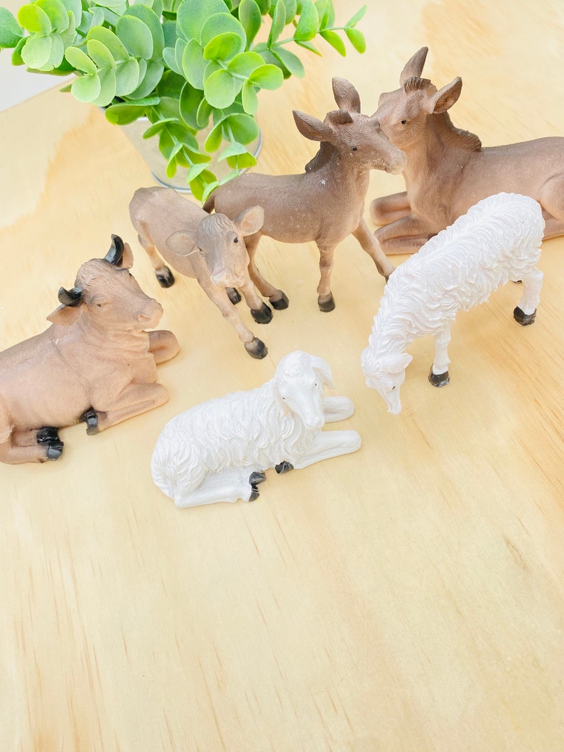 Christmas Nativity Animals: 11 Piece Nativity Scene Set Animales Para ...