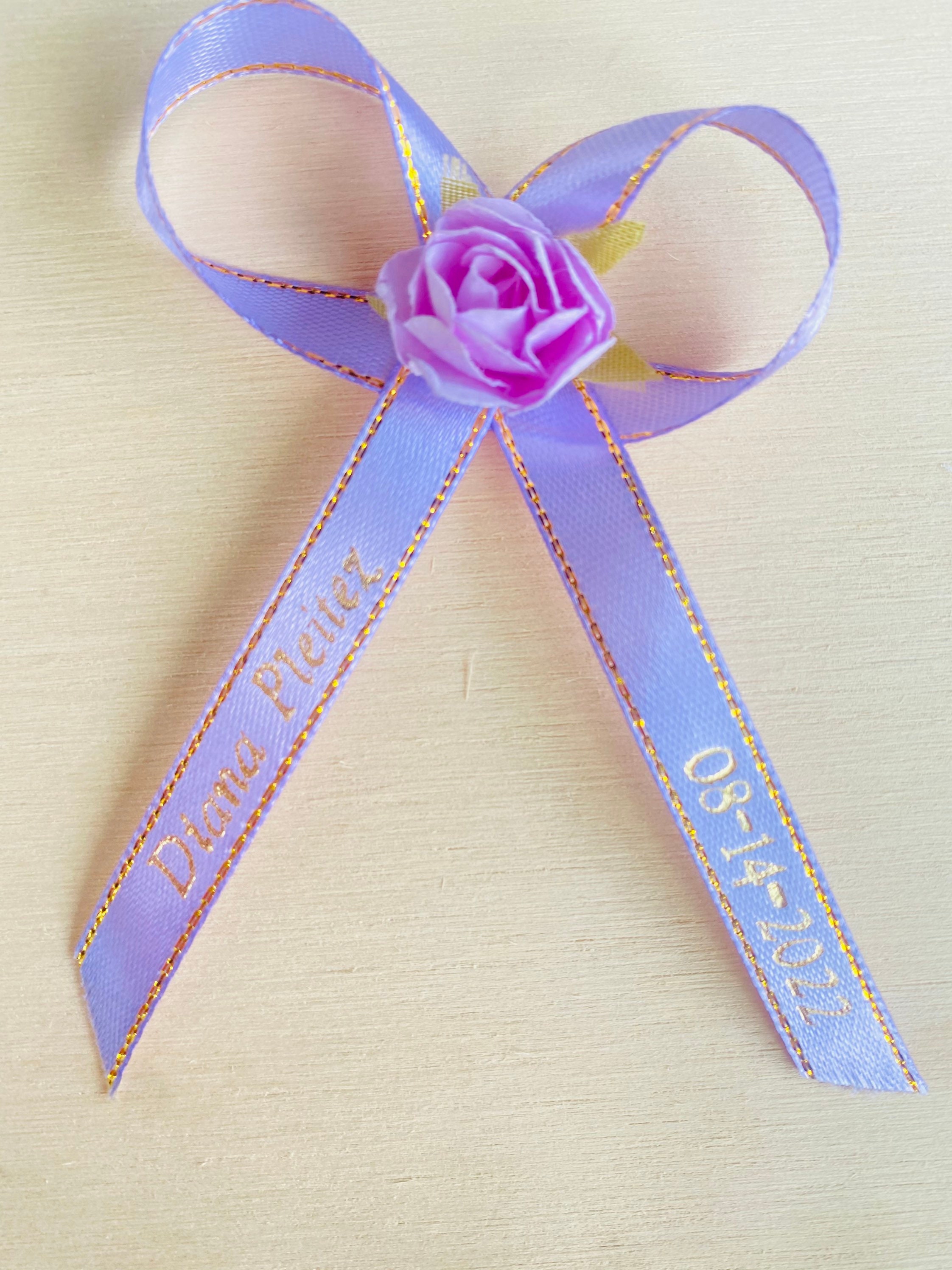 24-36-12-48 Pcs Personalized Ribbons/baptism Sweet - Etsy