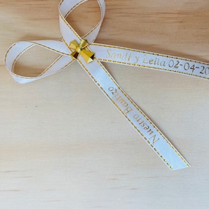 24-36-12-48 Pcs Personalized Ribbons/baptism Sweet Sixteen,wedding,baby ...