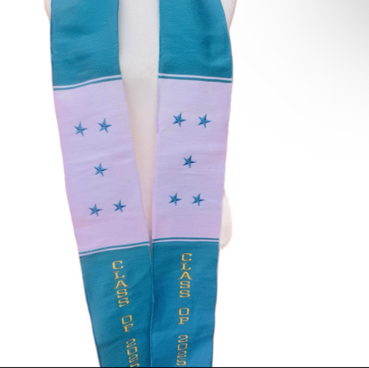 Honduras Graduation Stole: Class of 2025 Sash - Etsy