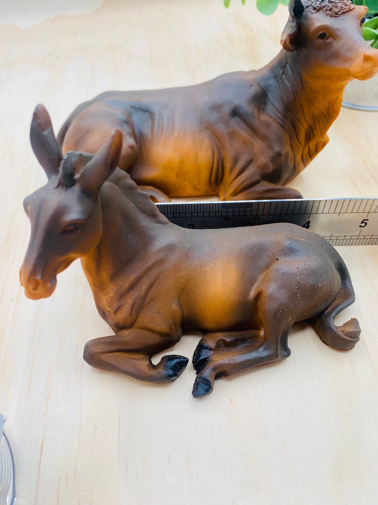 Stable Animals Figurines Nativity Scene Set of 3pcs Animales Para ...