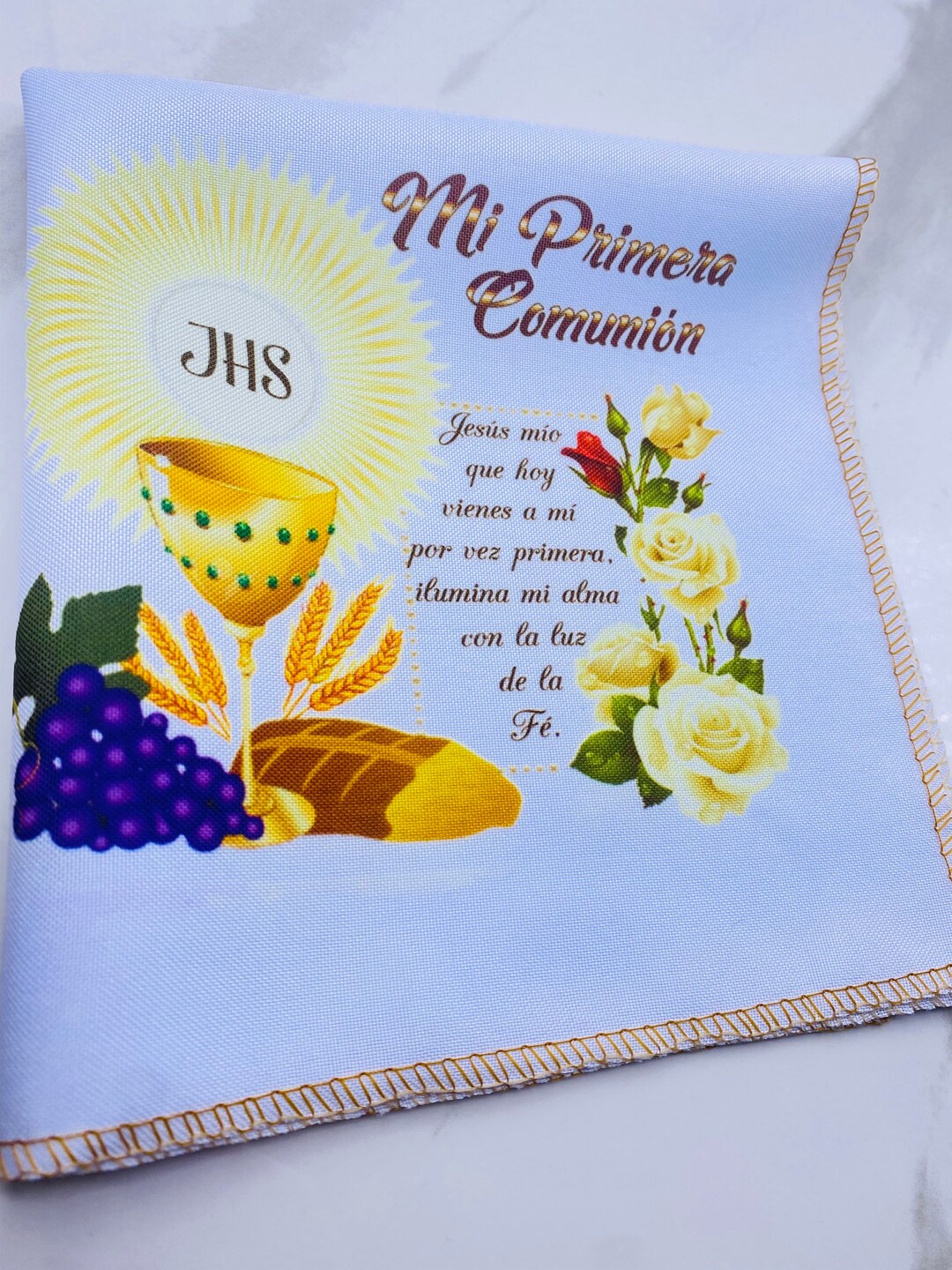 First Communion Napkins: Polyester Party Favors, Set of 12 - Etsy