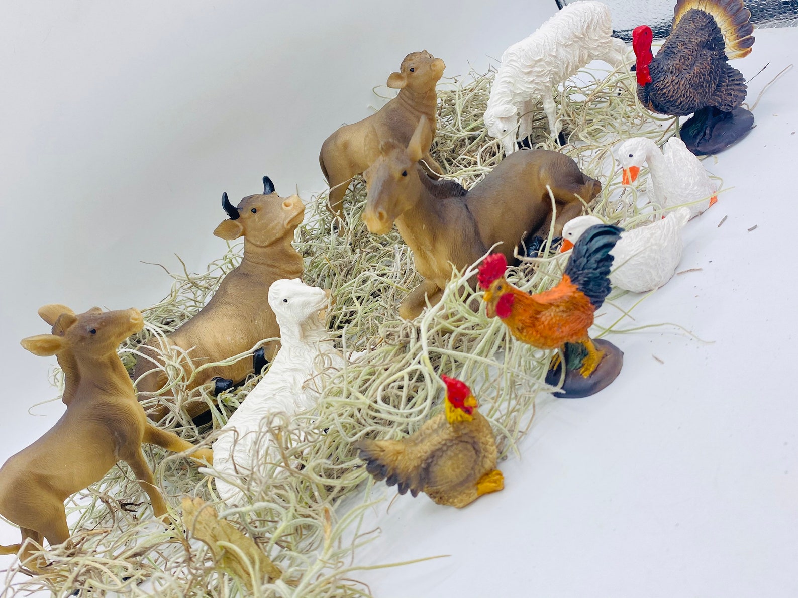 Animal Figurines Nativity Scene Set/11 Animales Para Pesebre Nacimiento ...