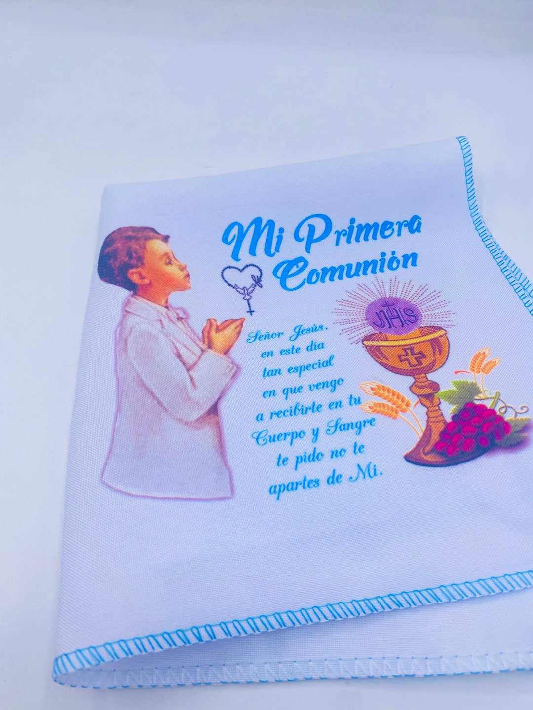 Boy's First Communion Napkins: Handmade Party Favors (12pcs) - Etsy