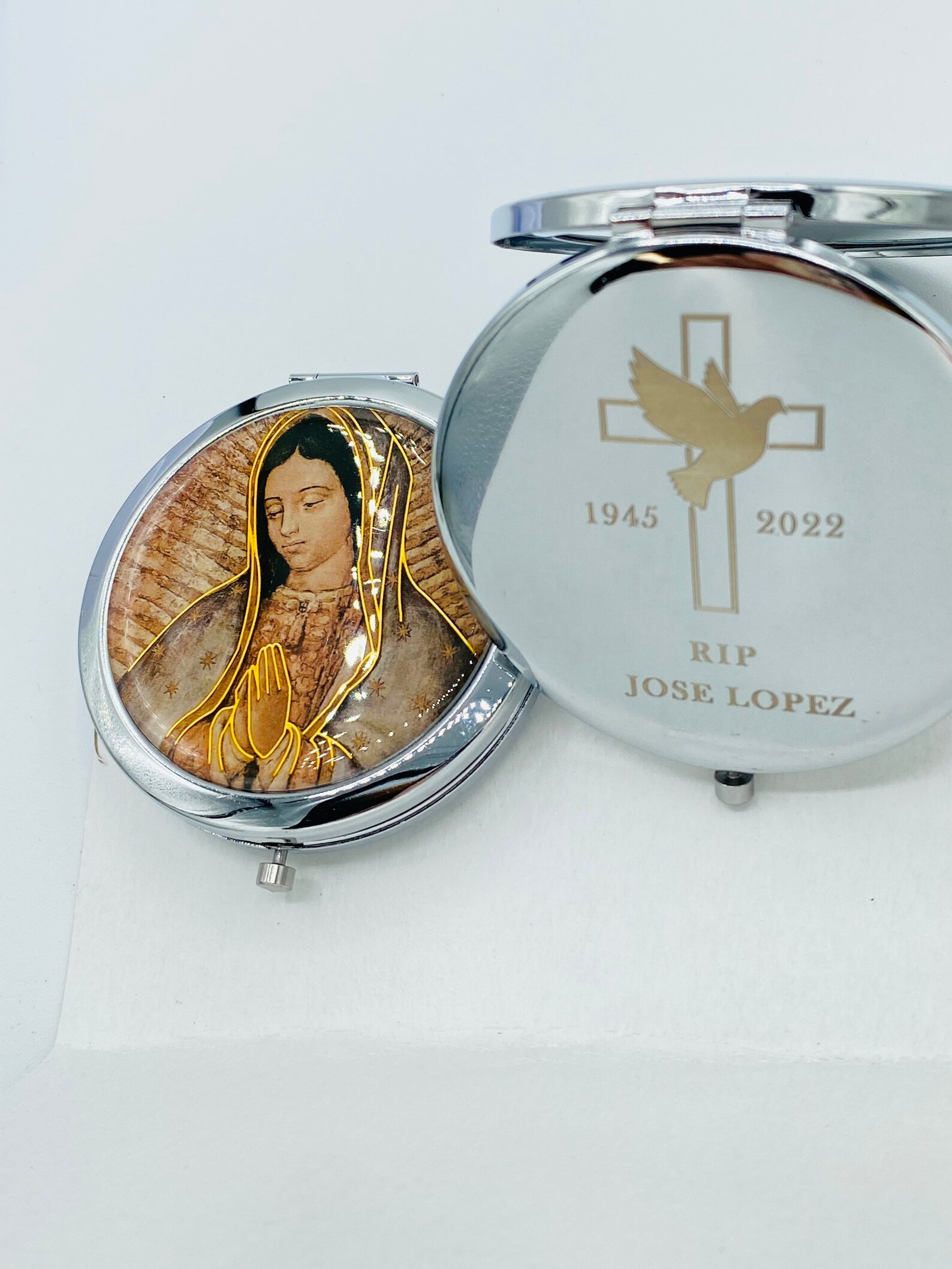 12pcs Personalized Mirrors /recuerdos Para Funeral/funeral - Etsy