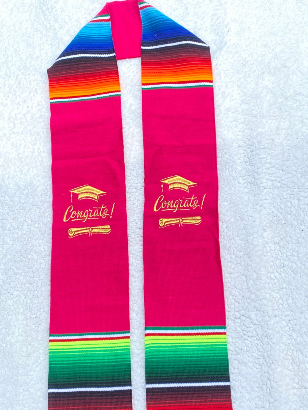 Mexican Stole Graduation Stole Mexican Sarape Class of 2023 Stole ...