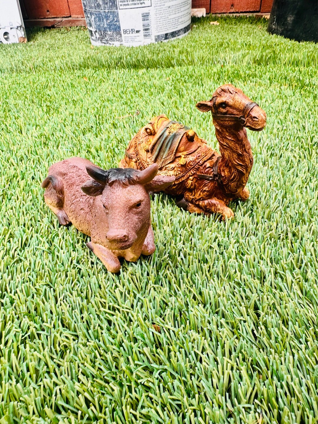Stable Animals Figurines Nativity Scene Set of 4pcs Animales Para ...