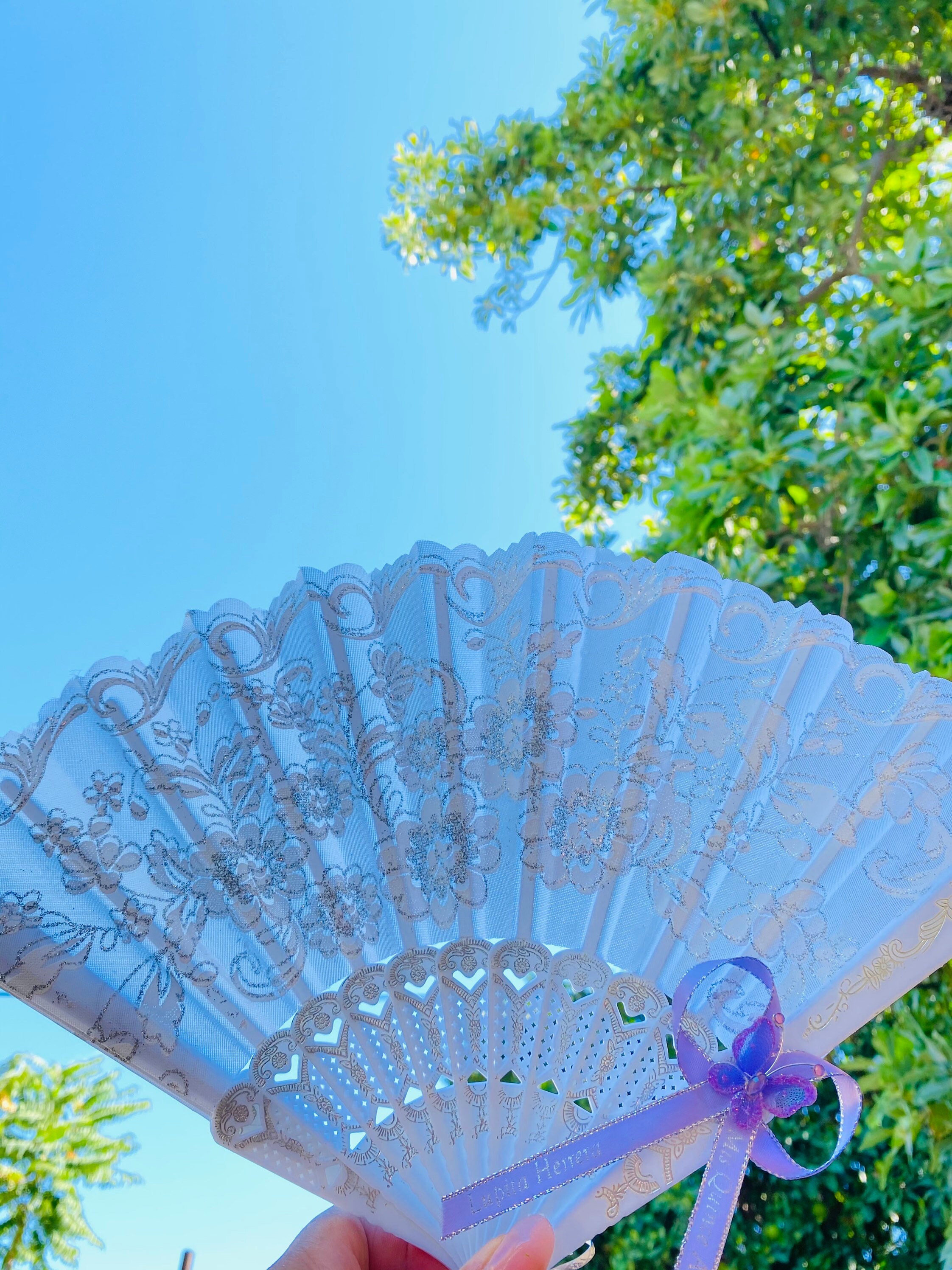 12pcs Hand Fans Quinceanera Favors Personalized Ribbons - Etsy
