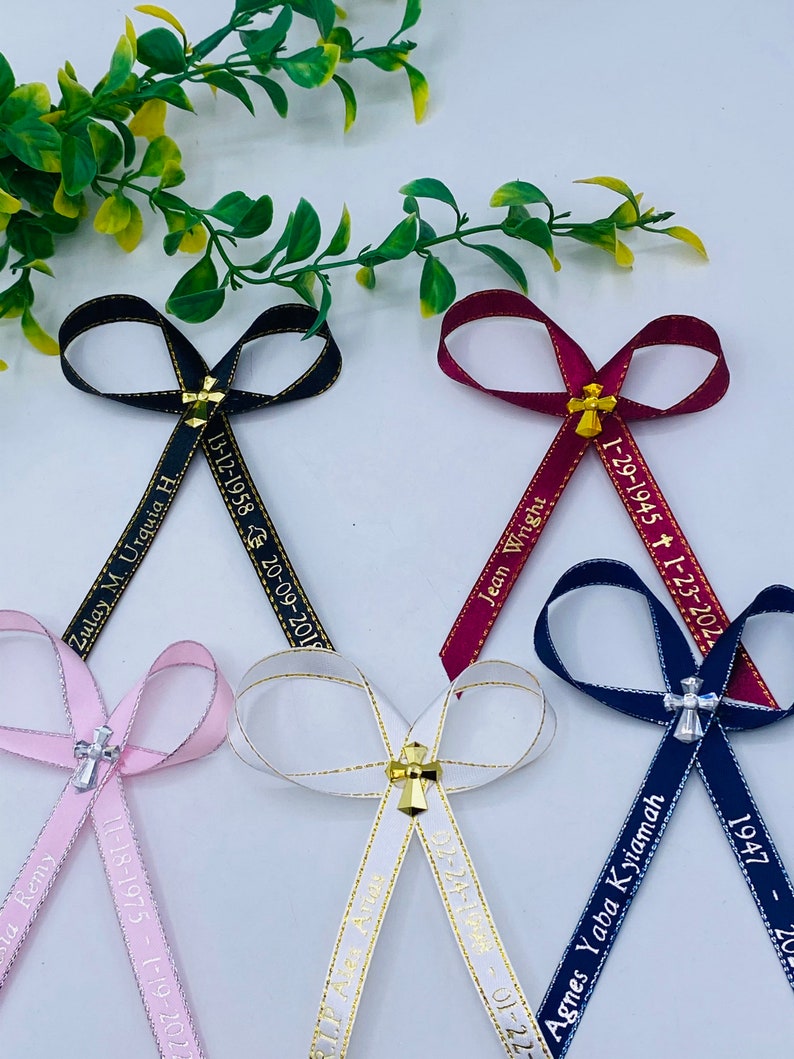 150-48-24pcs Personalized Ribbons/baptism Sweet - Etsy