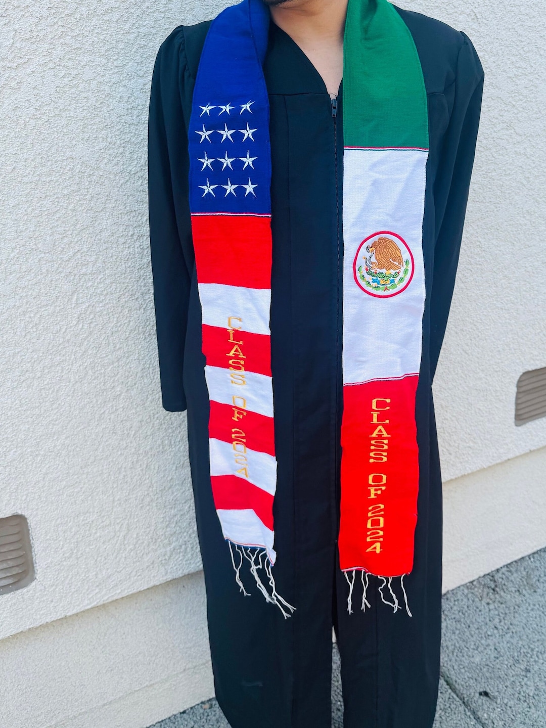 Graduation Stole/mexican Stole Graduation Sash Mexican/usa Estola De ...