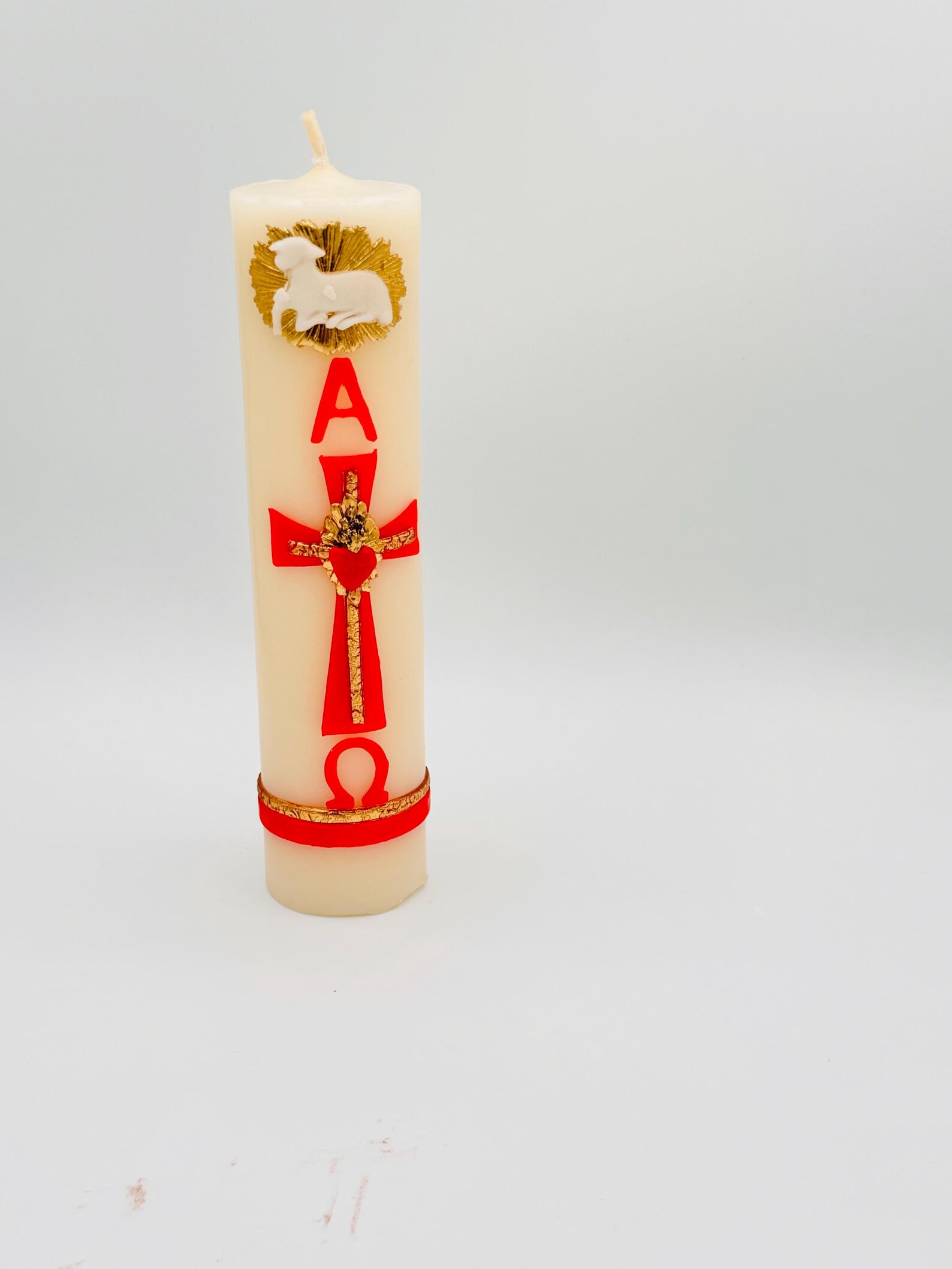 Red Confirmation Candle Set: Bible, Rosary, Prayer Book (english ...