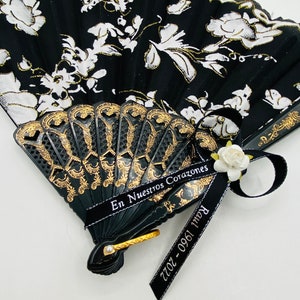 12pcs Funeral Favors /memorial Favors Personalized Ribbons/ Hand Fans ...