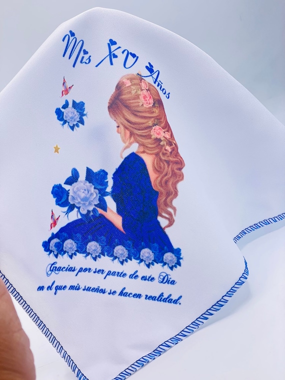 12pcs Quinceanera party Favors napkins Recuerdos Para Quinceanera ...