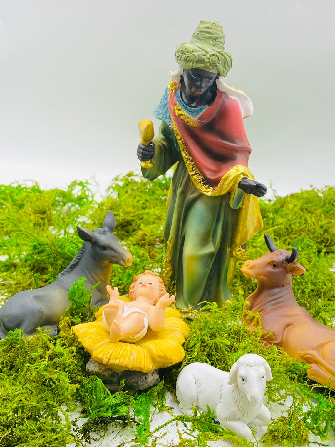 8christmas Nativity Scene Set Figures Polyresin Figurines | Etsy