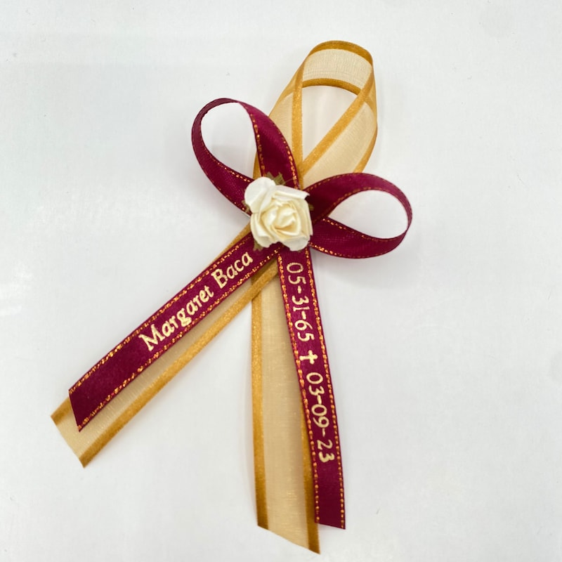 Maroon Ribbons - Etsy