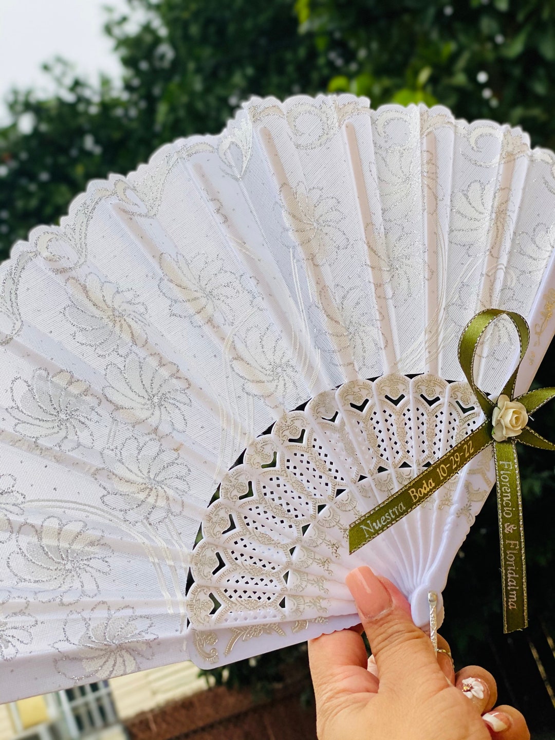 12pcs Recuerdo Para Quinceanera Hand Fans Quinceanera Favors ...