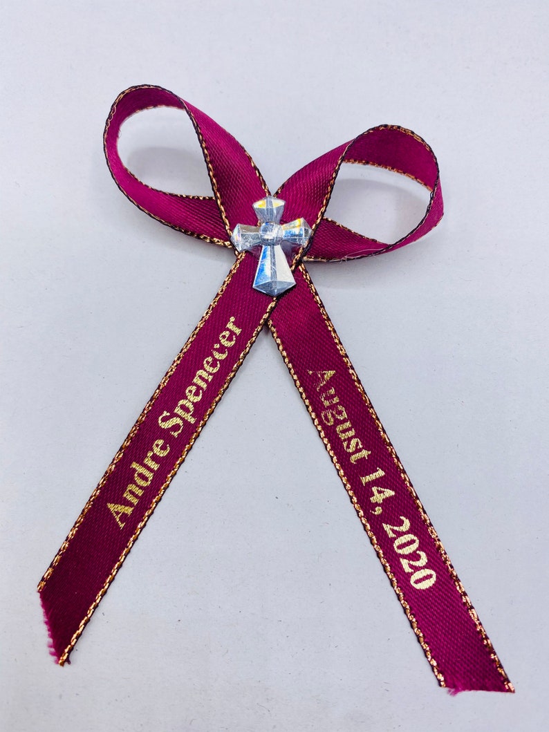 200-100-50-24pcs Personalized Ribbons/baptism Sweet - Etsy