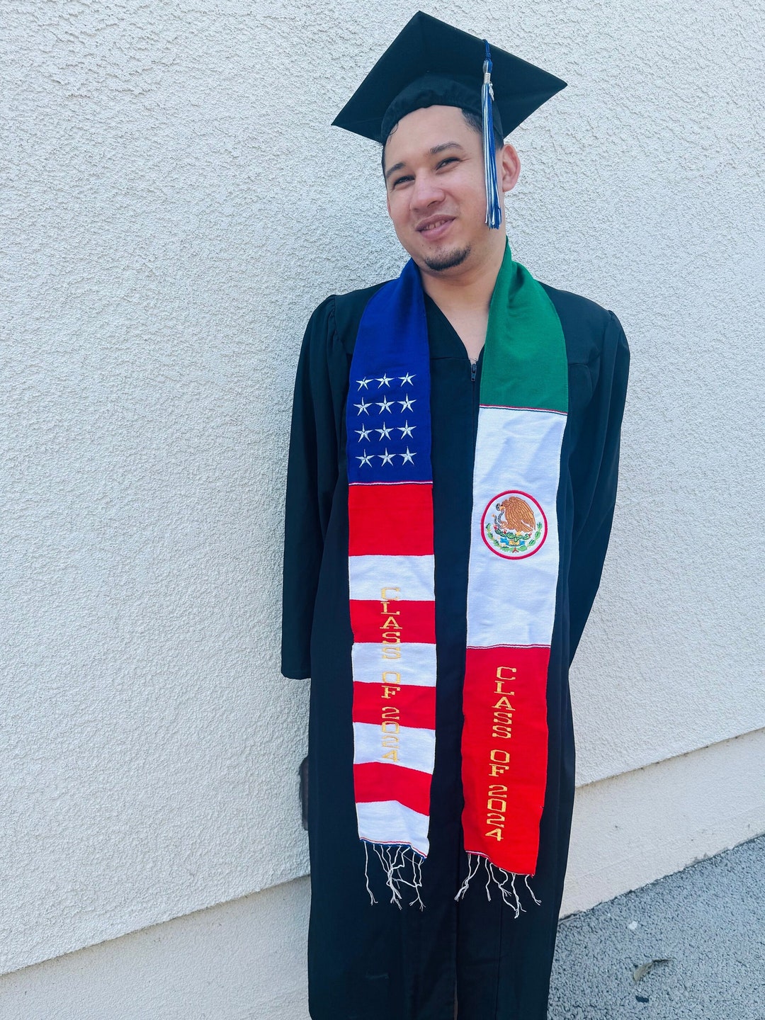 Graduation Stole/mexican Stole Graduation Sash Mexican/usa Estola De ...