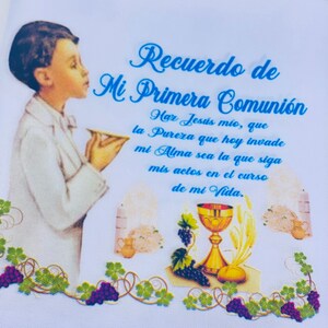 First Holy Communion Favors 12pcs Napkins Recuerdos Para Primera Boy ...
