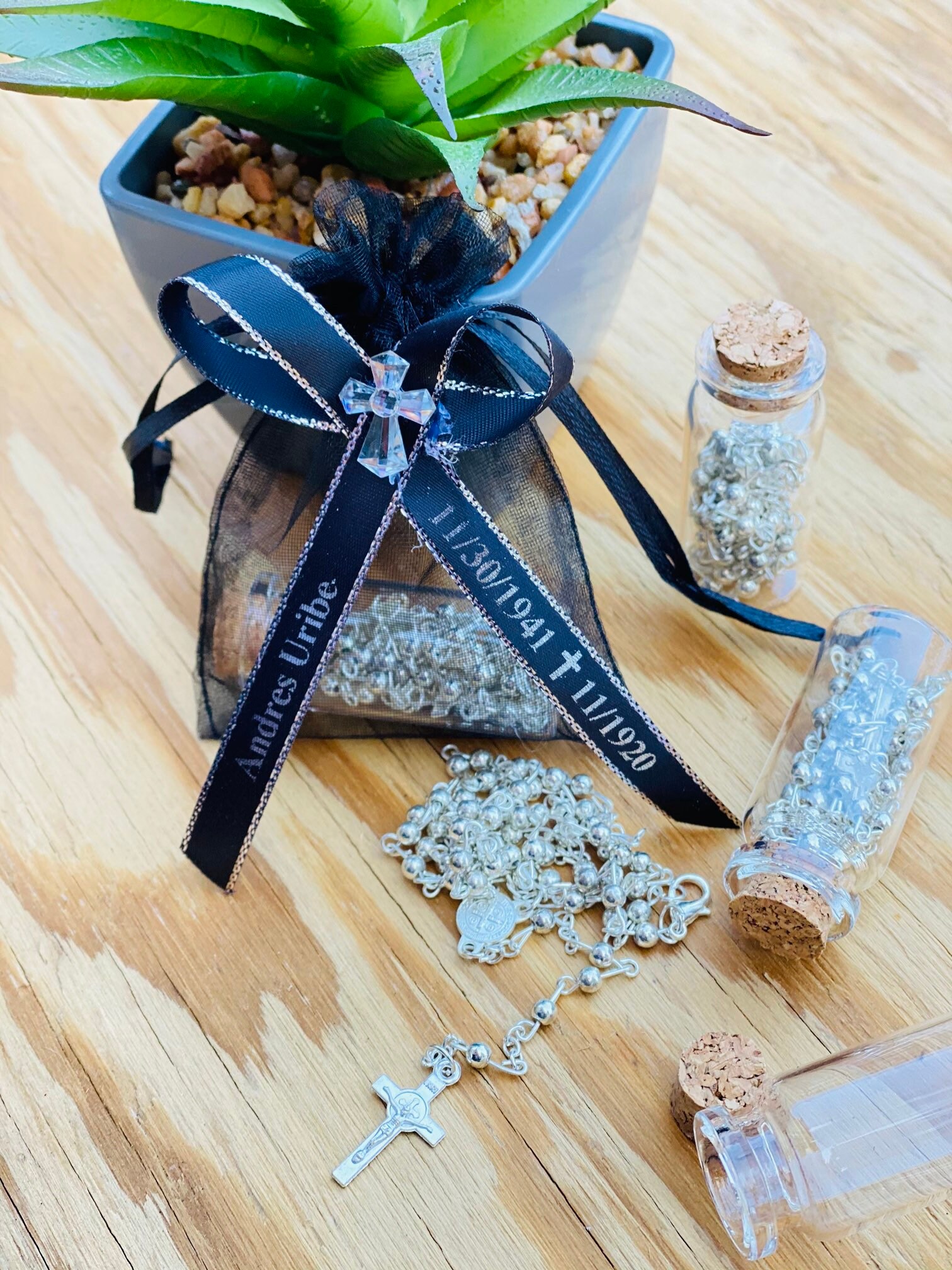 12pcs Recuerdos Para Funeral Personalized Ribbons/Funeral | Etsy