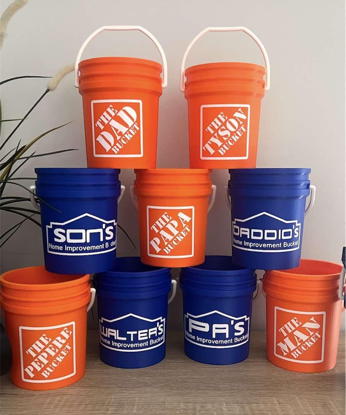 Personalized Mini Tool Bucket Father's Day Gift | Snacks, Screwdriver ...