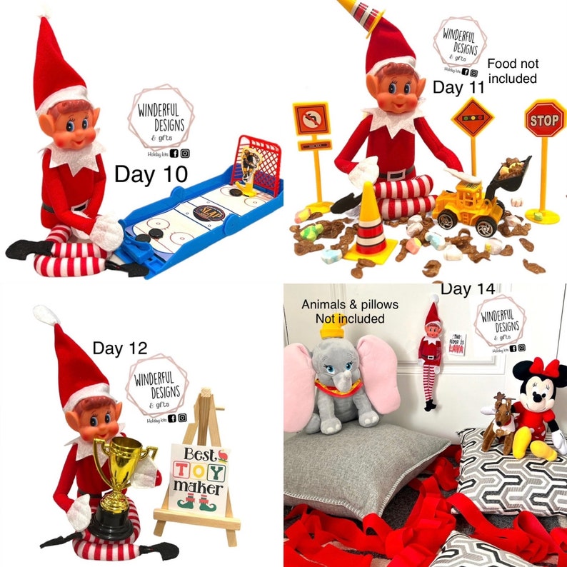FULL 24 Day Elf Activity Kit-free Shipping - Etsy