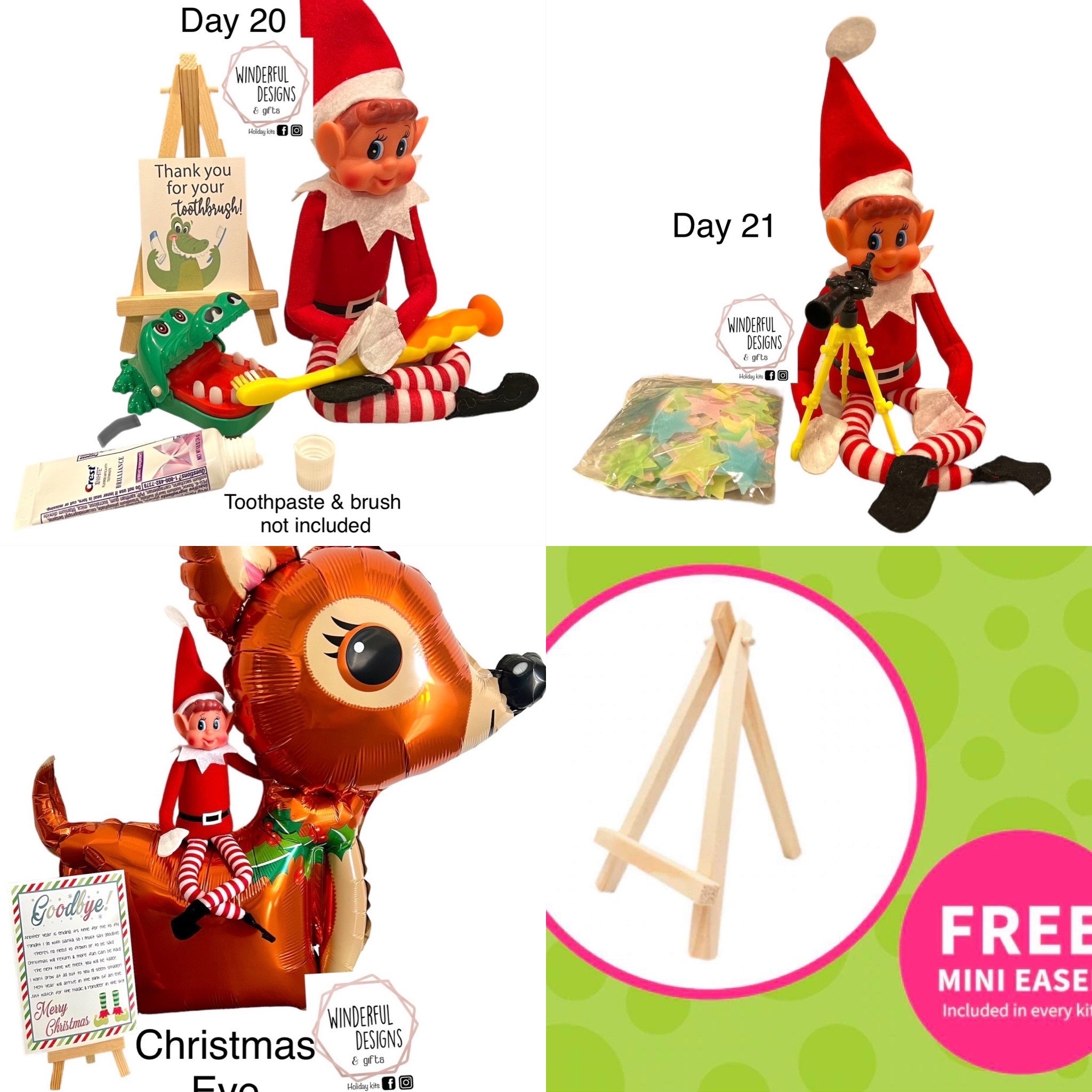 FULL 24 Day Elf Activity Kit-free Shipping - Etsy