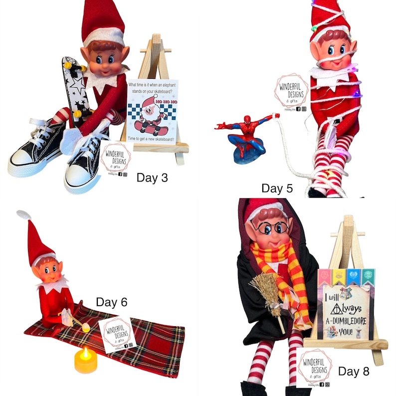 FULL 24 Day Elf Activity Kit-free Shipping - Etsy