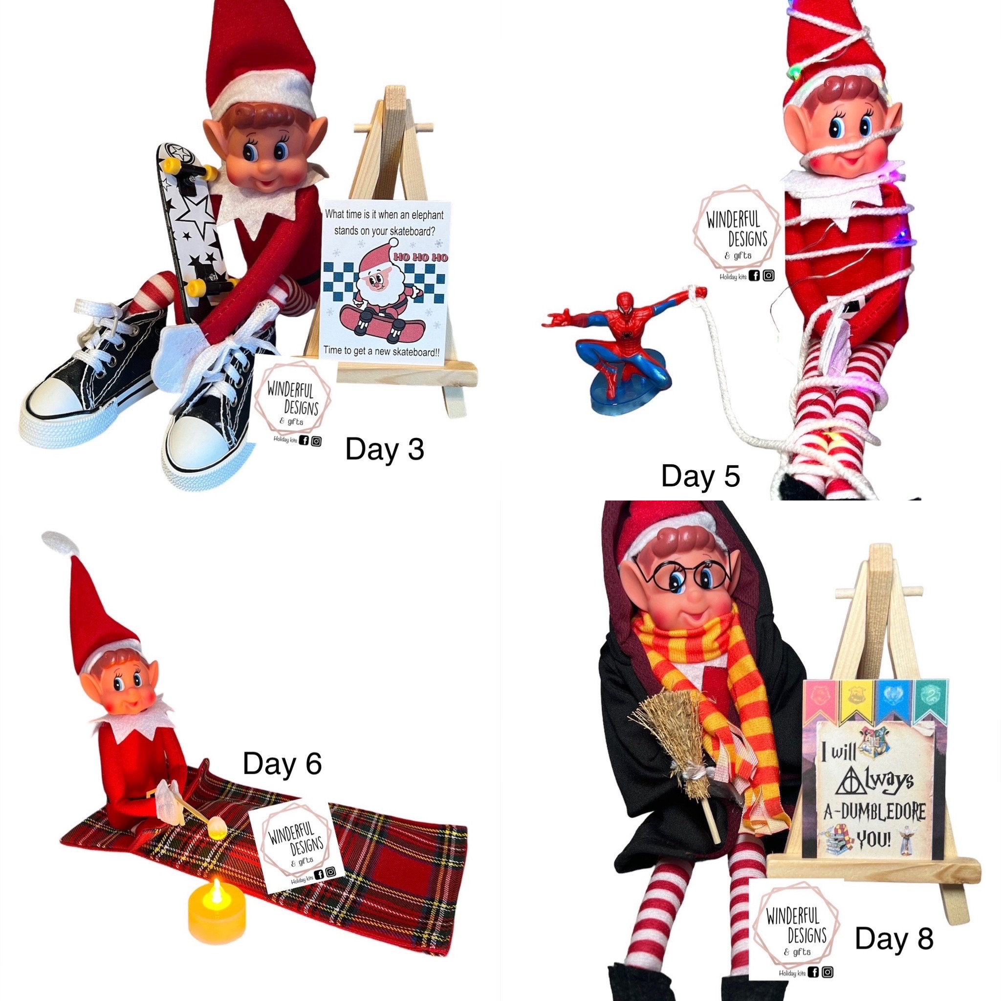 FULL 24 Day Elf Activity Kit-free Shipping - Etsy