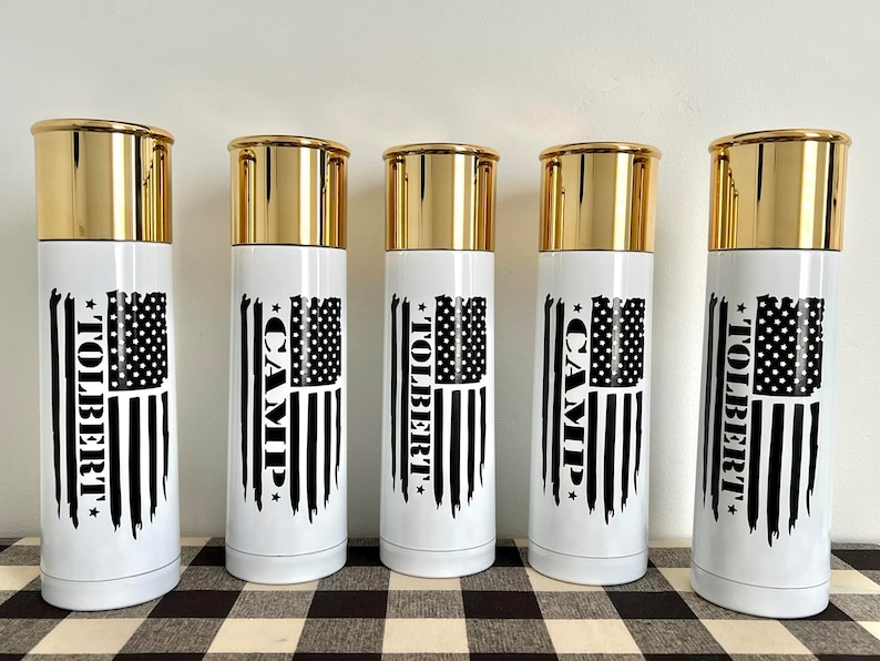 Personalized Shotgun Shell Thermos-hand Wash-free Shipping - Etsy