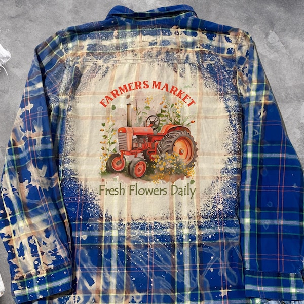 Farmer Plaid Shirt - Etsy