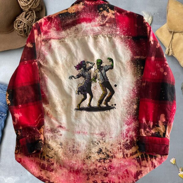 Horror Flannel Shirt - Etsy