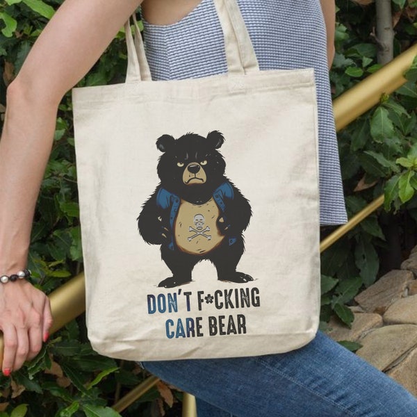 Bear Tote Bag - Etsy