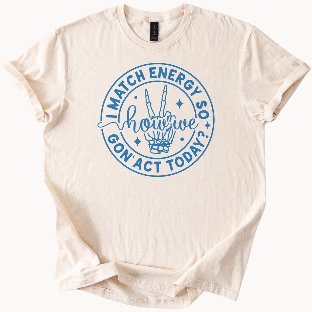Match My Energy Peace Sign Skeleton Graphic Tee Funny Halloween Shirt ...