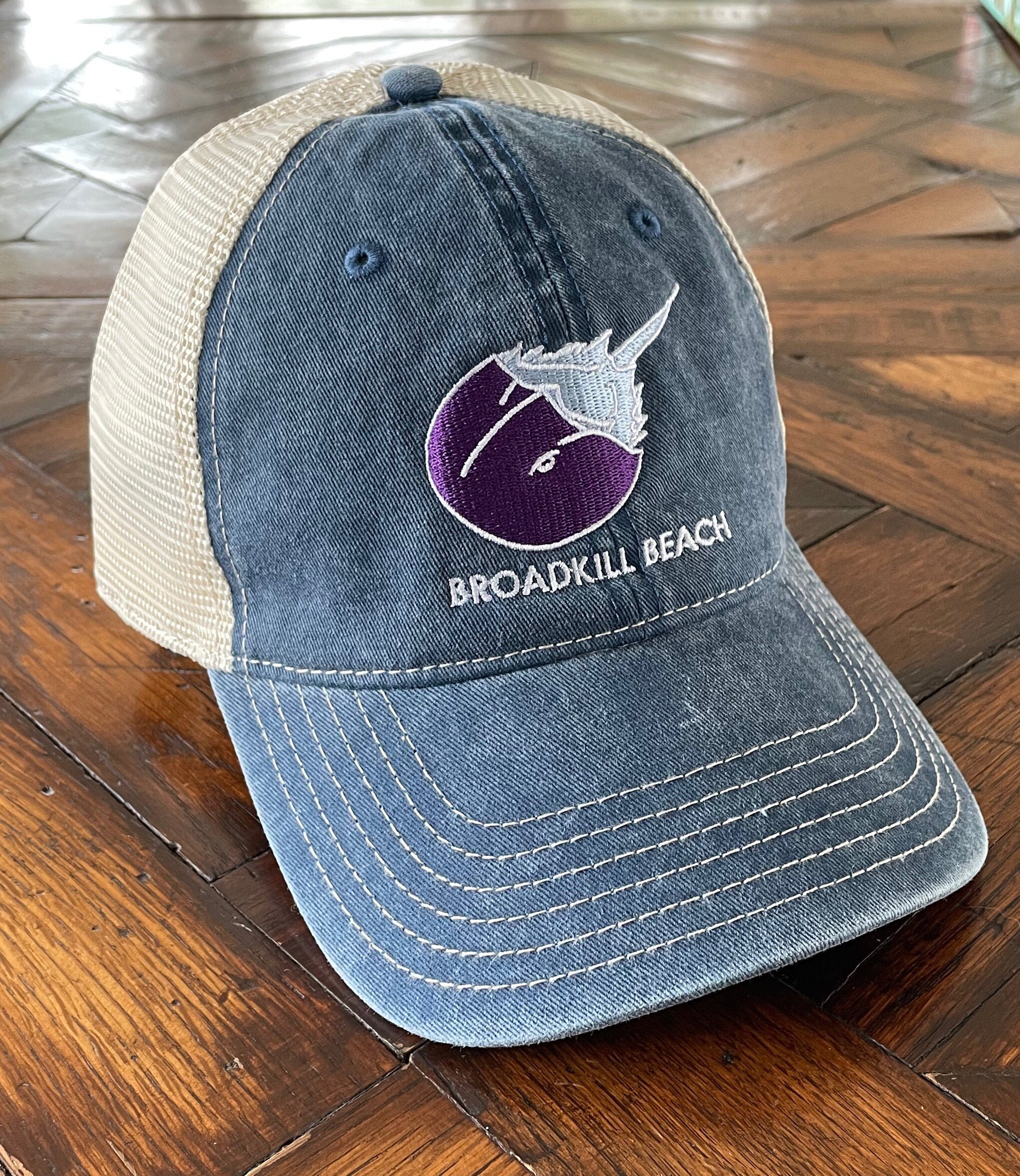 Embroidered Broadkill Beach hat | Etsy