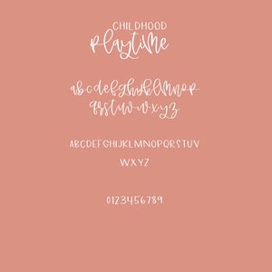 Childhood Playtime, a Font Duo - Etsy