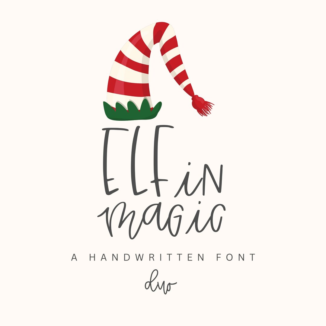 Elfin Magic, a Font Duo - Etsy