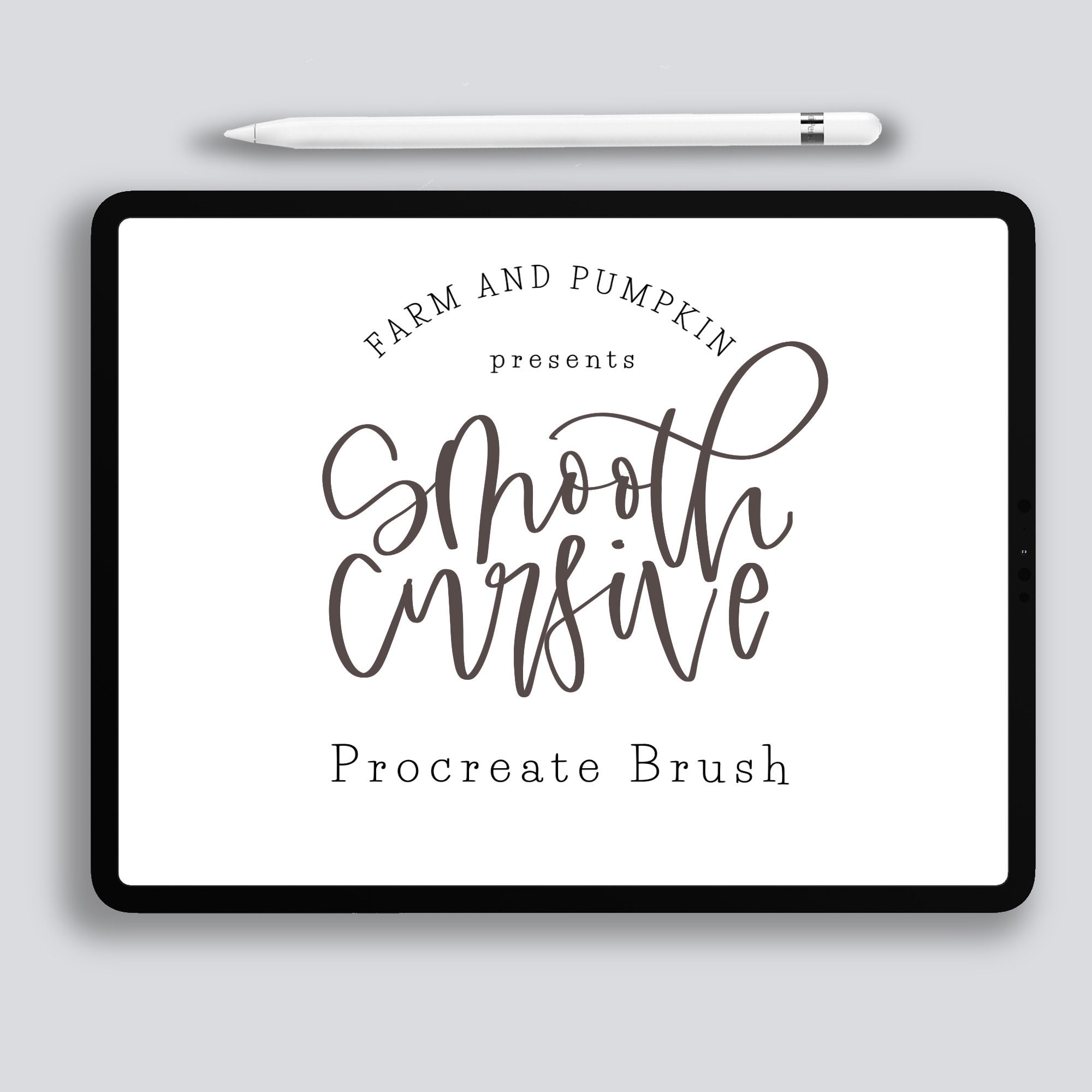 Smooth Cursive, a Procreate Brush - Etsy
