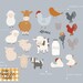 Farm Animals Clipart | PNG FILES| Commercial Use - Etsy
