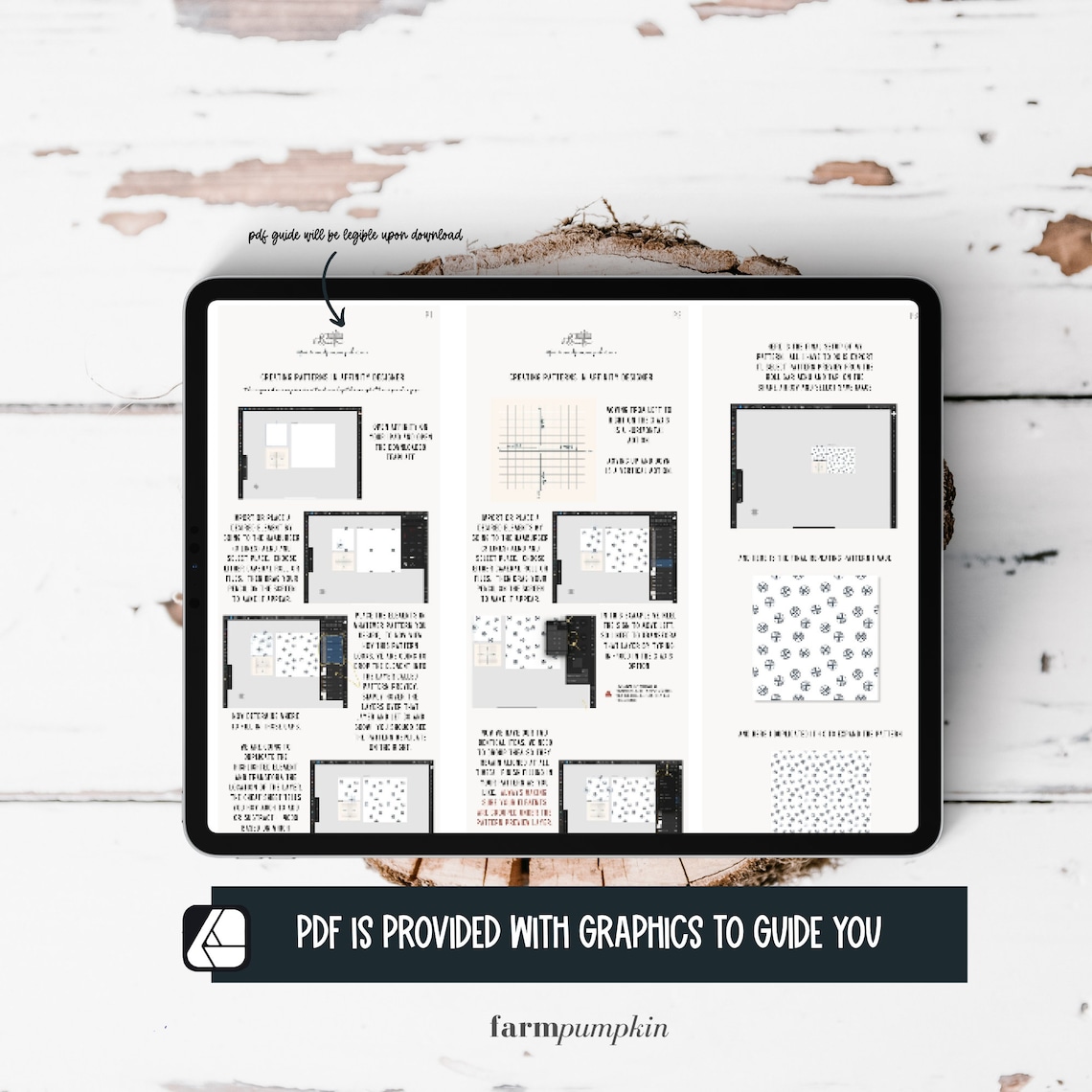 Affinity Designer Pattern Design Template With Pattern Preview - Etsy