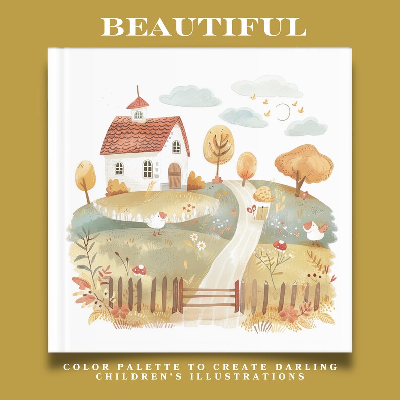 Children’s Illustration Procreate Color Palette - Etsy