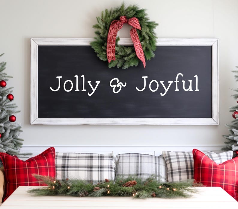 Jolly and Joyful, a Handwritten Font - Etsy