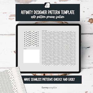 Affinity Designer Pattern Design Template With Pattern Preview - Etsy