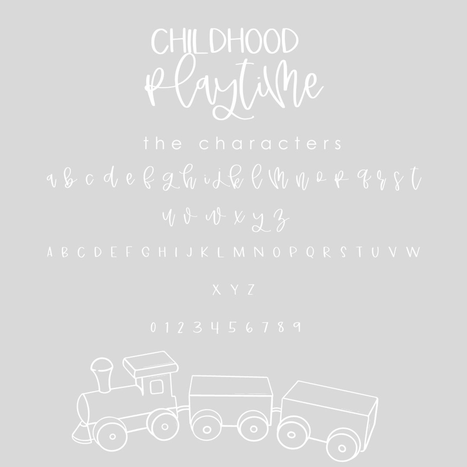 Childhood Playtime, a Font Duo - Etsy